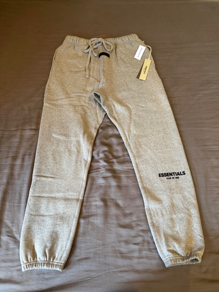 Essentials Fear of God S22 Dark Oatmeal Sweatpants XS-XL Size New | eBay