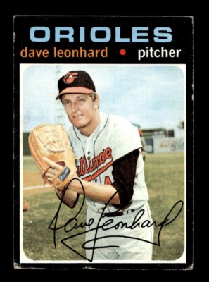 1971 Topps #716 Dave Leonhard Orioles VG+ *3s | eBay