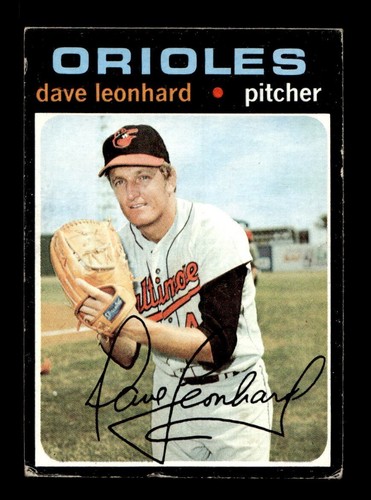 1971 Topps #716 Dave Leonhard Orioles VG+ *3s | eBay