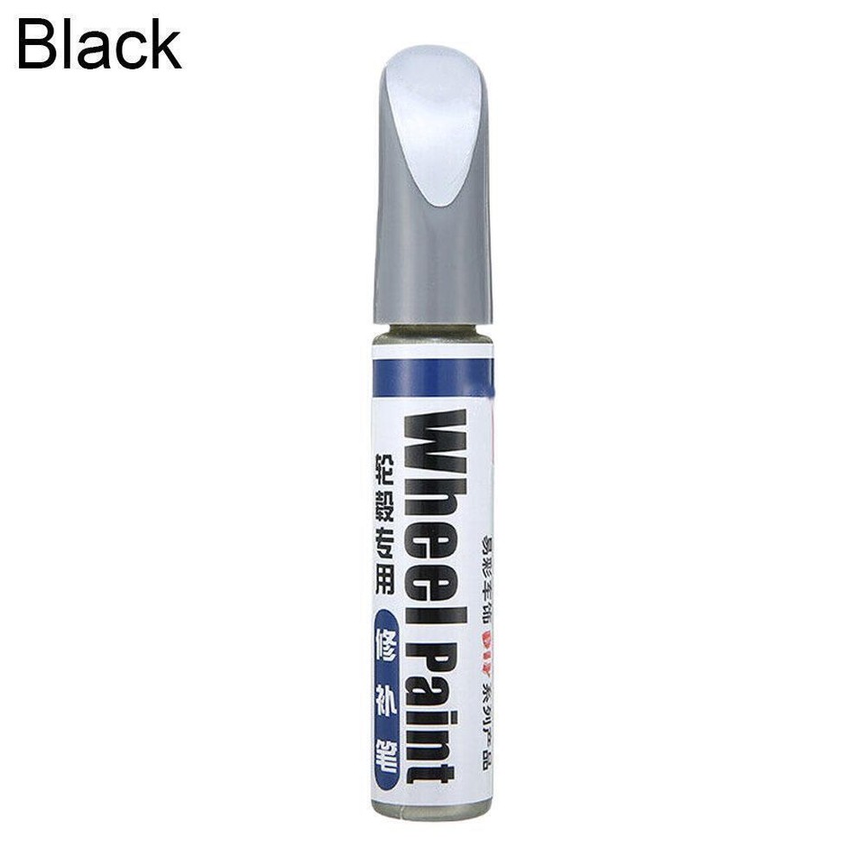 BLACK ALLOY WHEEL REPAIR PAINT PEN CURBING SCRATCH GX MAKER и цι ω> }г ...
