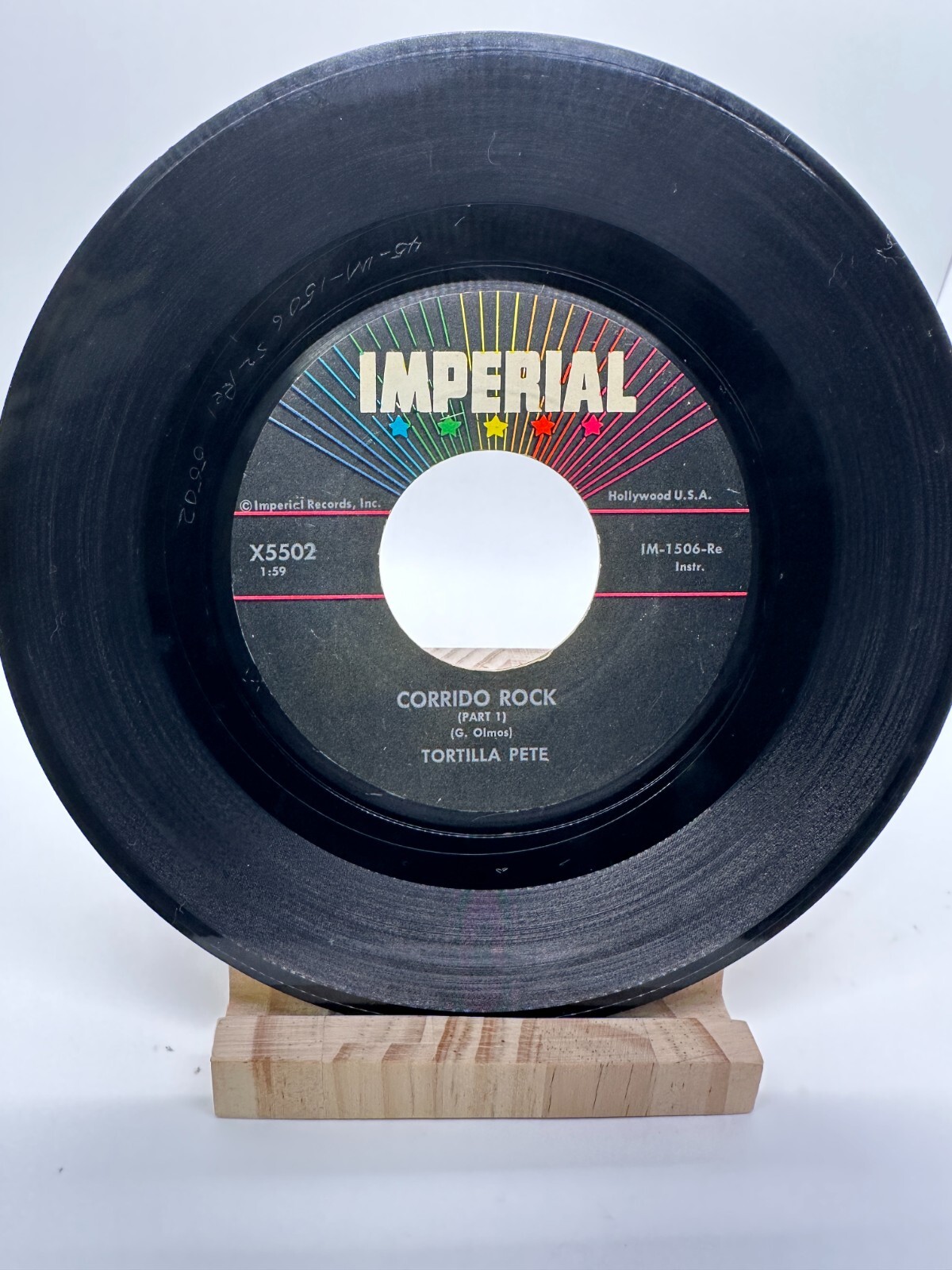 TORTILLA PETE Corrido Rock Part 1 & 2 IMPERIAL 5502 45 7" VINYL | eBay