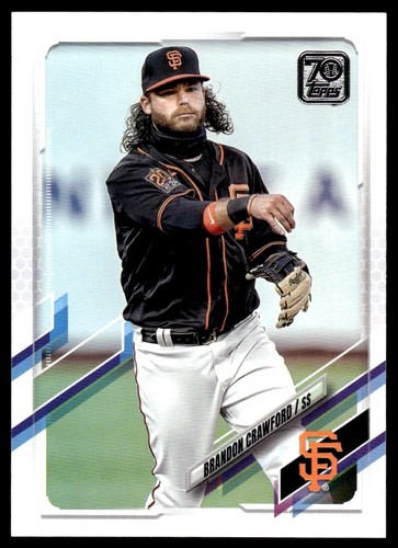 Brandon Crawford #315 San Francisco Giants 2021 Topps Baseball Card | eBay