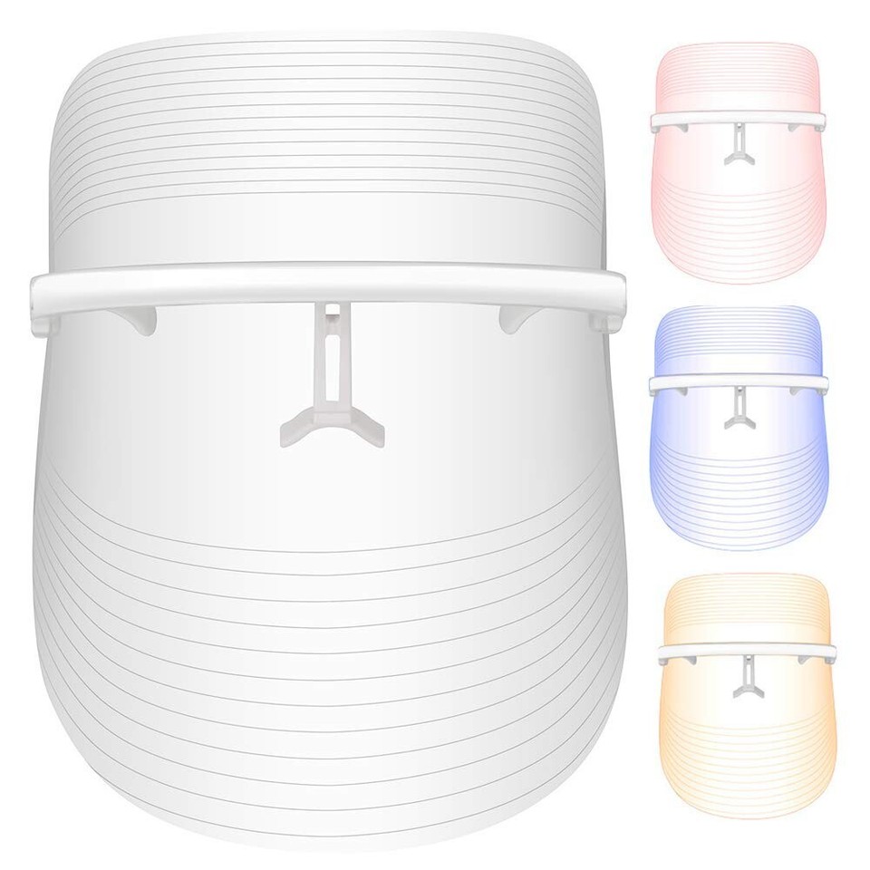 Face Mask Phototherapy Skin Care Beauty Device Home Use (3 Colors Nano ...