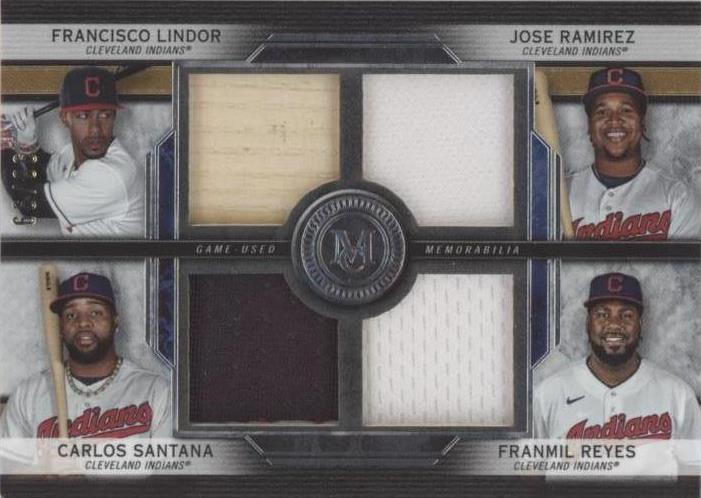 2020 Topps Museum Collection - Four-Player Primary Pieces Quad Relics ...