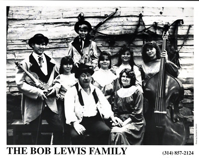 Vtg Autographed The Bob Lewis Family Promotional 8x10 Press Photo ...