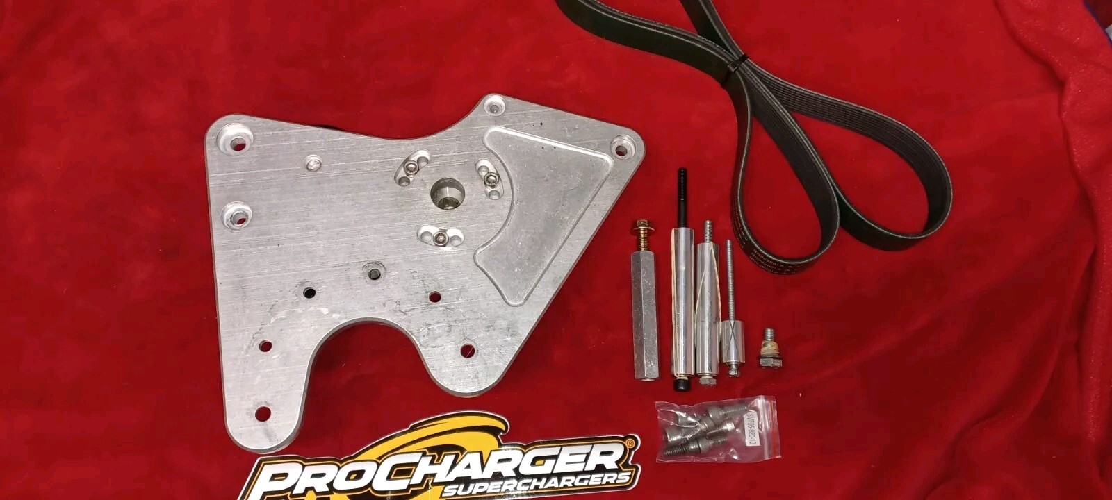 2015-2023 Ford Mustang GT Procharger "STAGE 2" 10-Rib Mounting Bracket ...