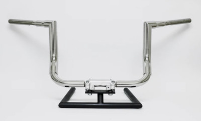 KST Kustoms Polished 12" Patriot Bagger Handlebars Bars Harley Touring ...