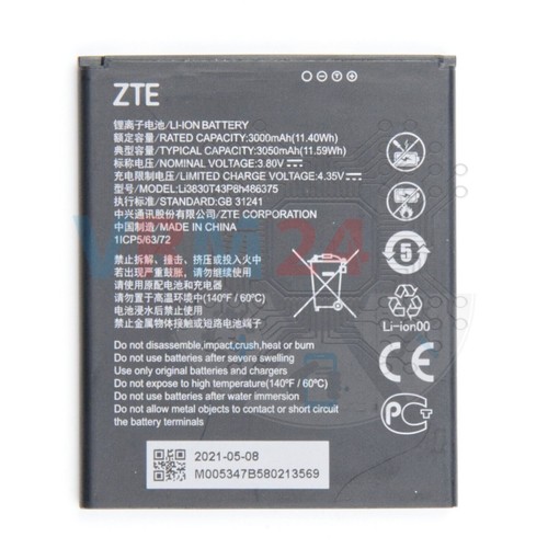 Genuine ZTE Telstra Smart 4/Blade A31 LI3830T43P8H486375 Battery ...
