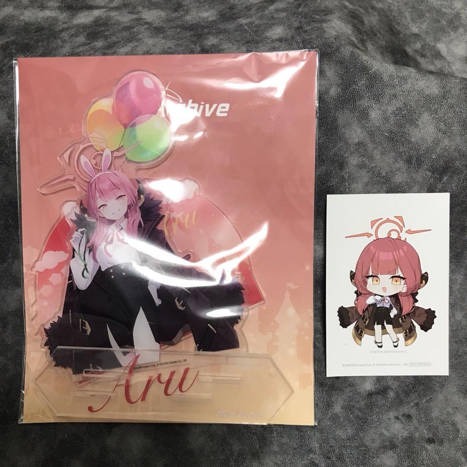 Blue Archive 2nd Anniversary Aru Acrylic Stand Sticker anime | eBay