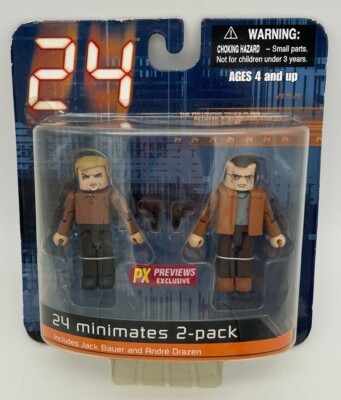 MiniMates - 24 Jack Bauer and Andre Drazen 2-Pack MIP Art Asylum | eBay