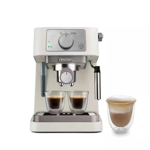 Delonghi EC260CR Stilosa Manual Pump Espresso Coffee Machine – Cream ...