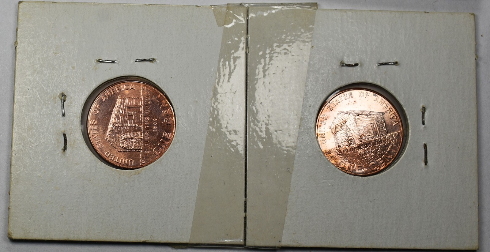 2009 P&Ds UNCIRCULATED LINCOLN PENNY 4 Coins FORMATIVE YEARS & LOG ...