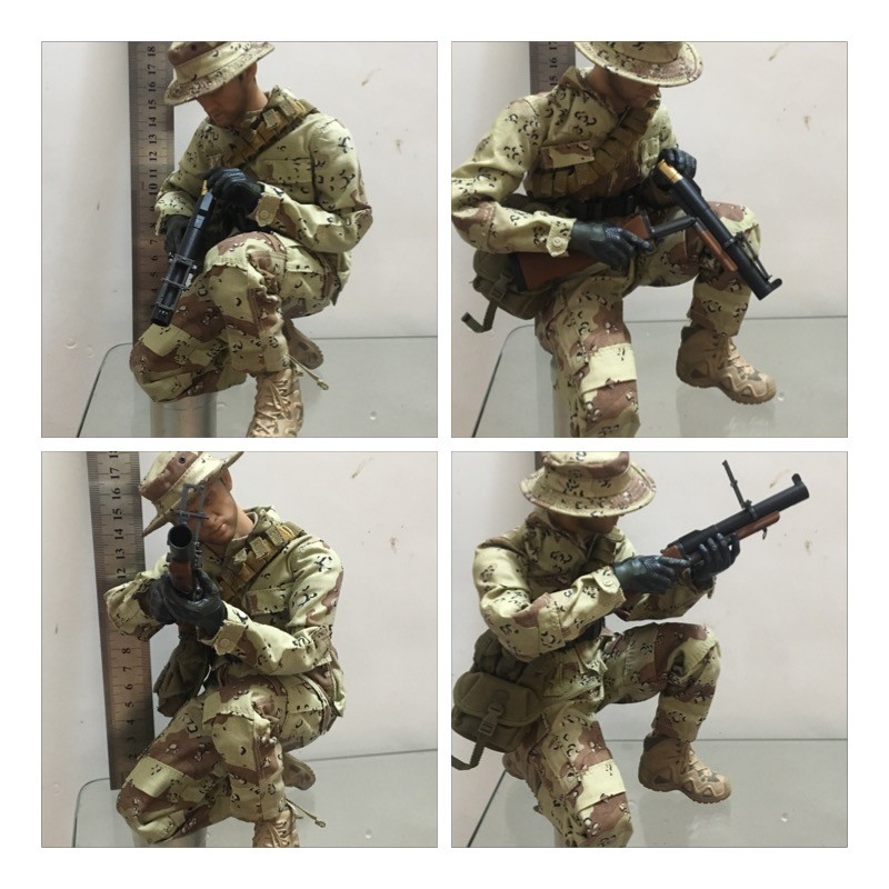 ZYTOYS 1:6 Scale Gun Model M79 Grenade Launcher Model F12" Figure Doll ...