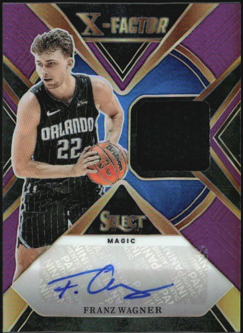 2023-24 Panini Select - X Factor Memorabilia Signatures Franz Wagner # ...