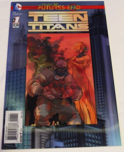 TEEN TITANS Comic Book The New 52 Futures End #1 Lenticular 3D COVER ...