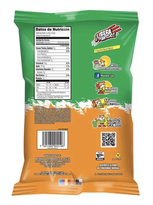 Leo Tostileo Queso Y Chile Jalapeno Corn Chips Mexican Snacks Authentic ...