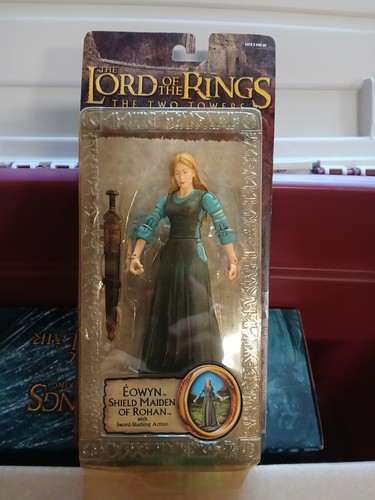 LOTR- RARE- EPIC TRILOGY EOWYN SHIELD MAIDEN ROHAN ACTION FIGURE TOY ...