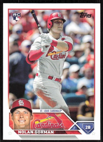 2023 Topps #16 Nolan Gorman RC - FREE SHIPPING | eBay