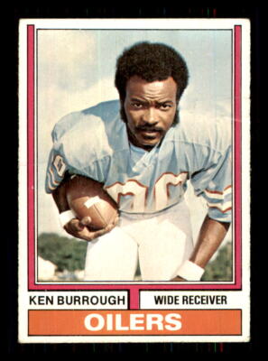 1974 Football Topps Ken Burrough Houston Oilers #304 | eBay