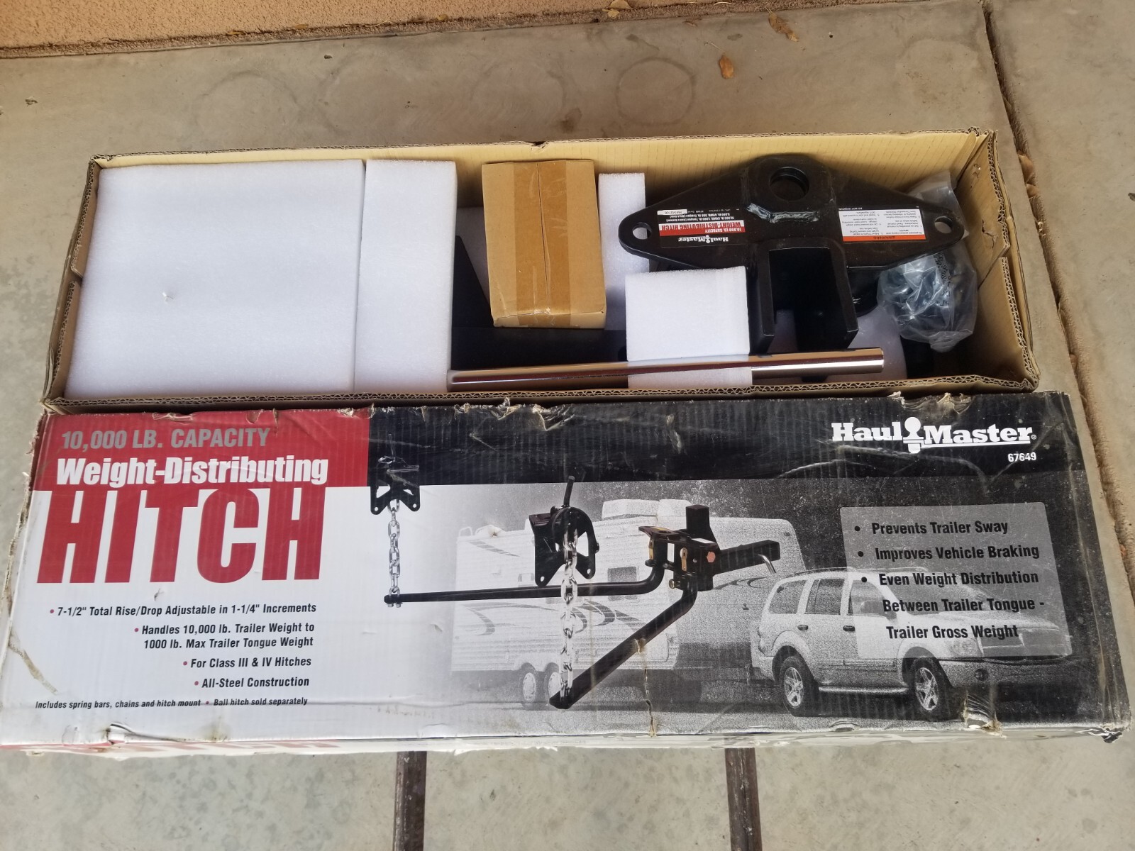 Haul Master 10000lb Weight Distributing Hitch, new in box | eBay