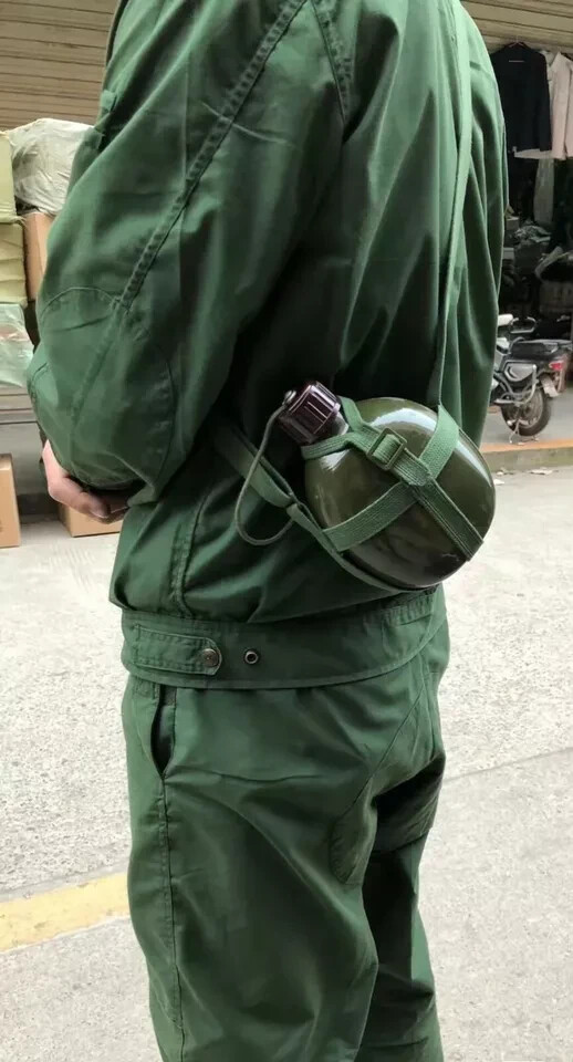 Chinese ARMY PLA Military Issue Aluminium Water Bottle Mess Kit Camping ...