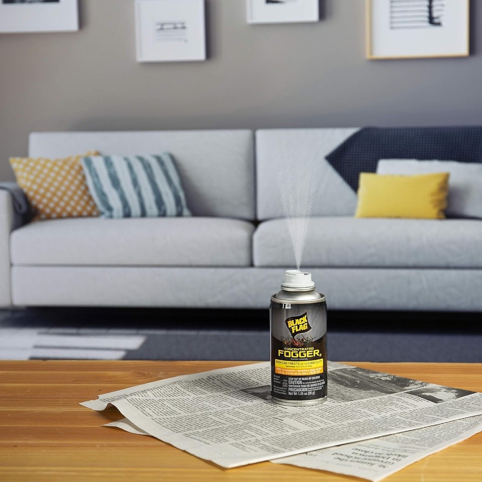 6 Can Fogger Bomb Insect Killer Bug Flies Roach Spider Indoor Bed Kill ...