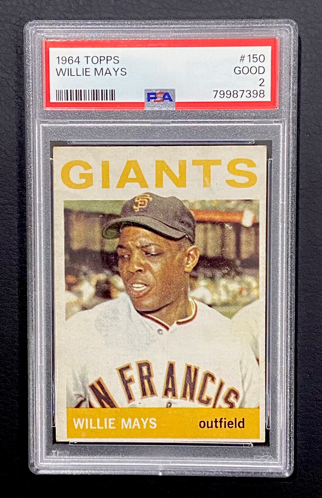 1964 Topps WILLIE MAYS San Francisco Giants HOF #150 PSA 2 Good | eBay