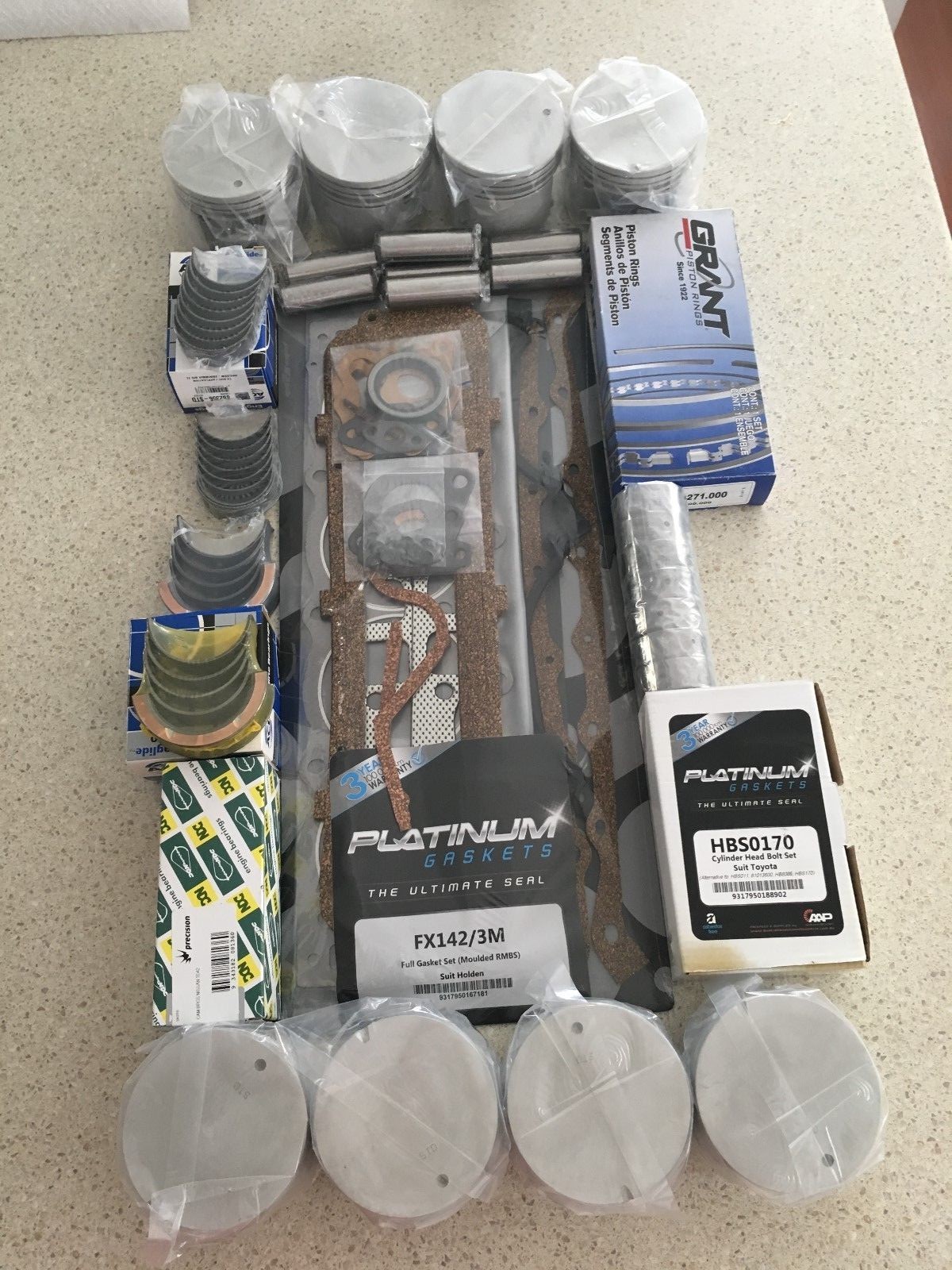 FULL ENGINE REBUILD KIT FOR FORD FALCON BA,BF XR8 5.4L V8 24V 9/02-ON ...