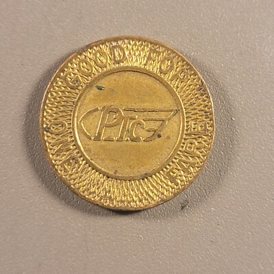 Vintage PIC Philadephia PA Transit Token - Good For One Fare | eBay