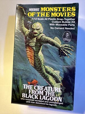 Moebius MONSTERS Of The MOVIES CREATURE from the BLACK LAGOON Model Kit ...