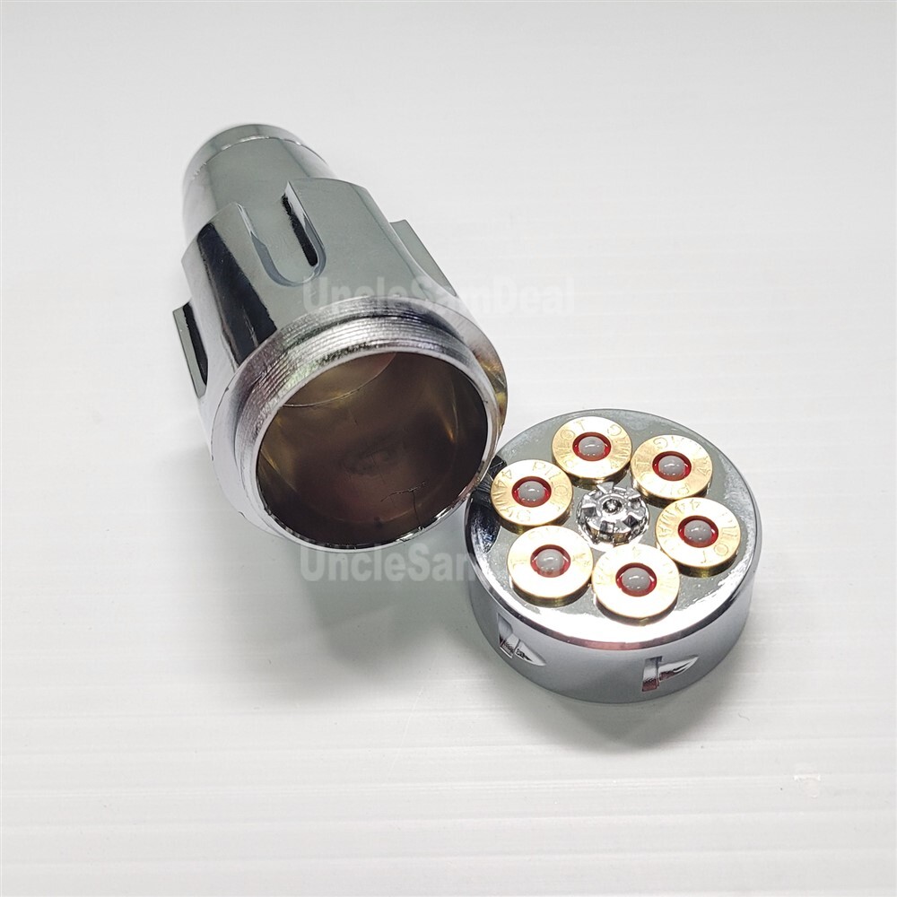 PILOT AUTOMOTIVE MAGNUM SIX SHOOTER STYLE SHIFT KNOB WITH STORAGE ...