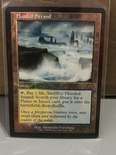 MTG Flooded Strand Modern Horizons 3 0436 RETRO Foil Rare | eBay