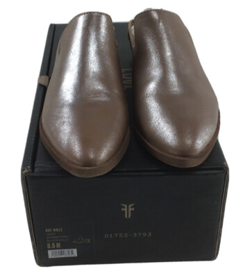 Frye Leather Mules - Ray Mules Silver Multi Women's US 6.5M | eBay