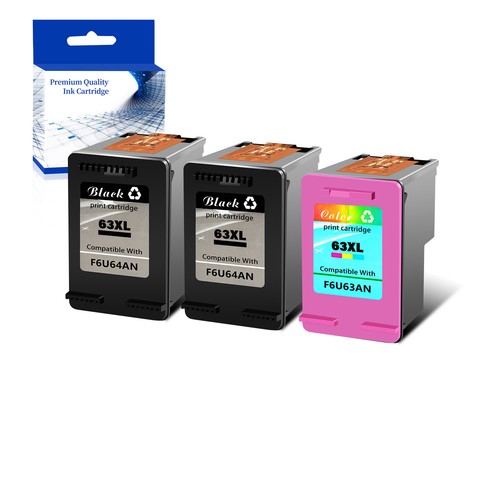 2PK Black 1PK Colour 63XL Ink Cartridge FOR HP Deskjet 3630 3636 1112 ...