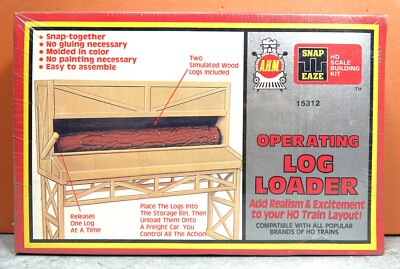 HO SCALE AHM OPERATING LOG LOADER MODEL KIT # 15312 | eBay