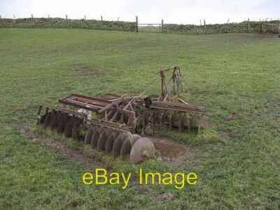 Photo 6x4 Sheep pasture and disk harrow Abbey St Bathans This field is ...
