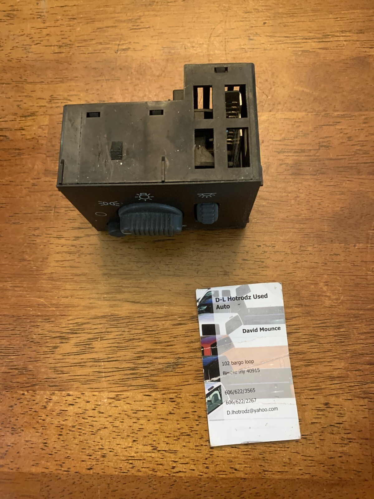 99/02 Headlight Switch Assembly Housing Silverado Sierra P/N:15755595 ...