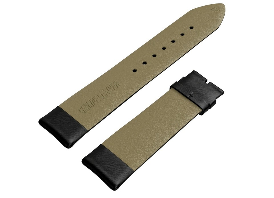 For ROTARY Black Genuine Leather Watch Strap Band for Buckle Clasp ...