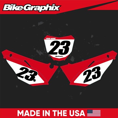 Custom MX Graphics Kit FITS 2002-07 HONDA CR 125 250 POLISPORT GEN 1 ...