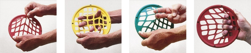 Theraband POWERWEB JR Hand Exercise finger Wrist Rehabilitation Stroke ...