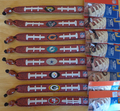 NFL Classic Football Bracelet Wristband Genuine Leather ( All Teams ...