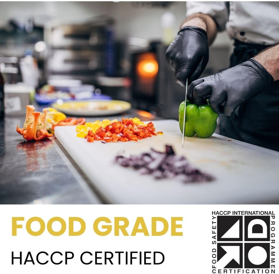 Xtraguard Black Nitrile Gloves - Heavy Duty, 6 Mil, Disposable, Latex ...