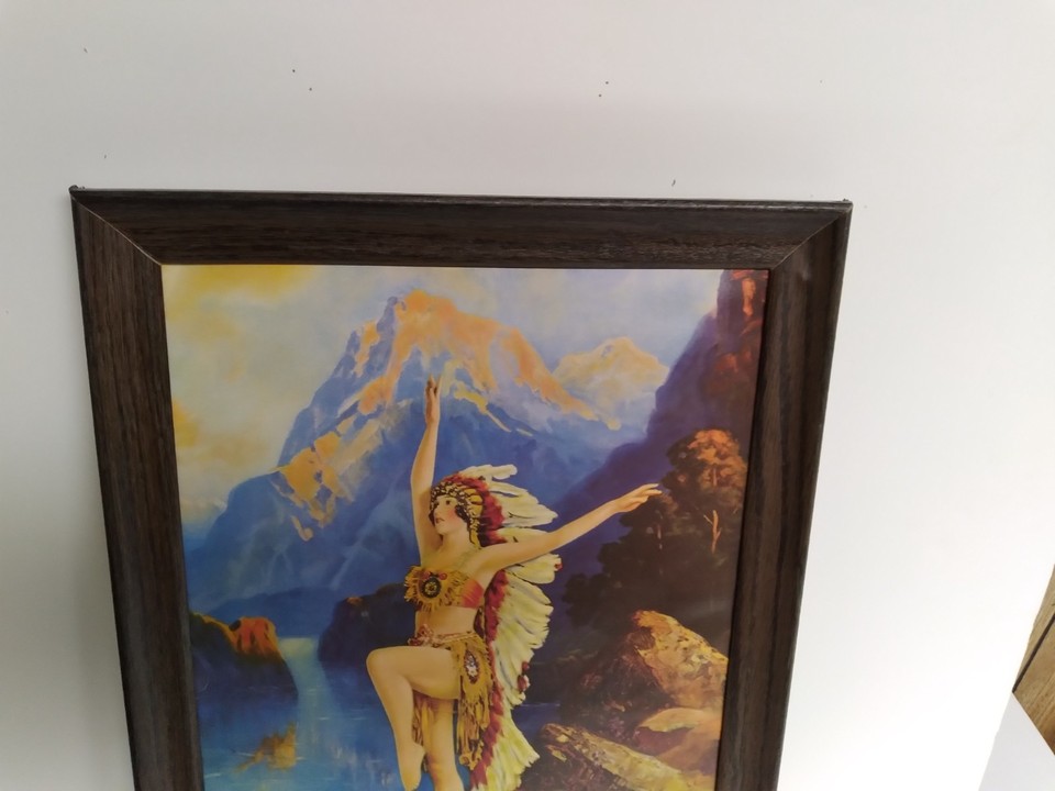 Vintage Atkinson Fox Daughter of the Setting Sun Indian Maiden ...