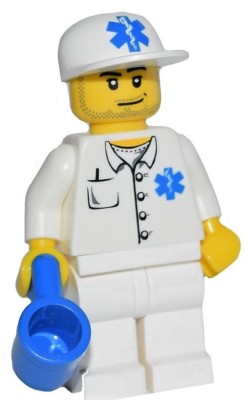 ☀️NEW LEGO Minifigure EMT Nurse Doctor Paramedic minifig Complete ...