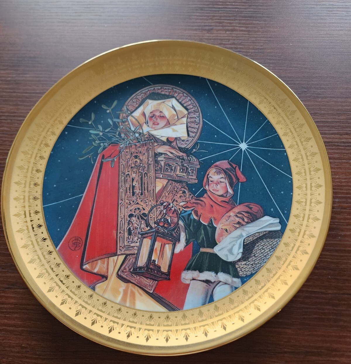 Silent night plate II of the classic Christmas collection By J C ...