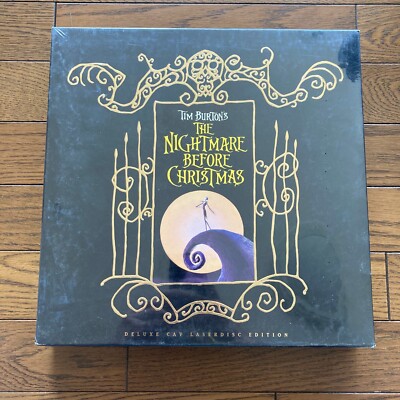 The Nightmare Before Christmas Deluxe Cav Laserdisc Ed. Tim Burton Box ...