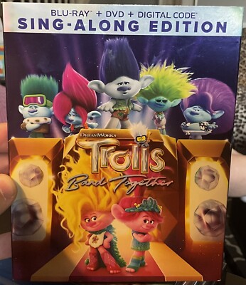 Trolls Band Together Sing-Along Edition (Blu-Ray DVD) W/Slipcase NO ...