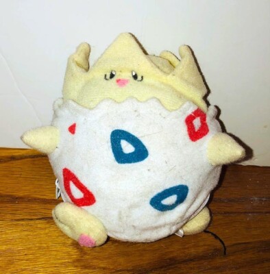 Togepi C1009 Pokemon Transform Reversible Egg Hatch Tomy Plush 3" Toy ...