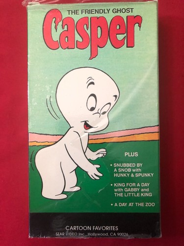 Casper Friendly Ghost VHS Tape Cartoon Favorites | eBay
