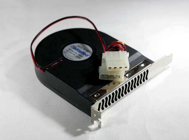 Case Slot Cooling Fan PCI Mounted Blower System Cooler CPU PC Ships ...